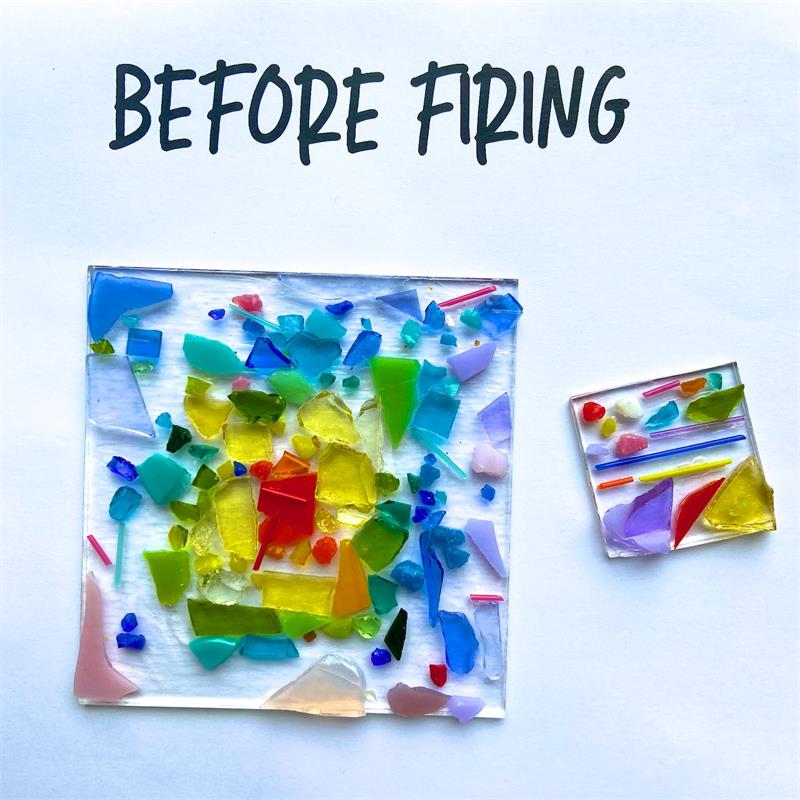 Make At Home Fused Glass Coaster Kit by molten wonky